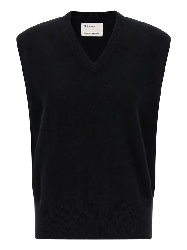 EXTREME CASHMERE X N°243 Spencer Vest - Black