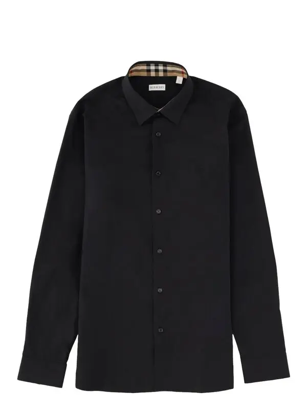 Burberry Cotton Shirt - Black