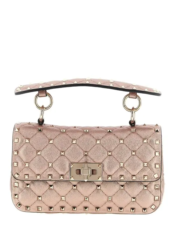 Valentino Garavani Rockstud Spike Shoulder Bag - Pink