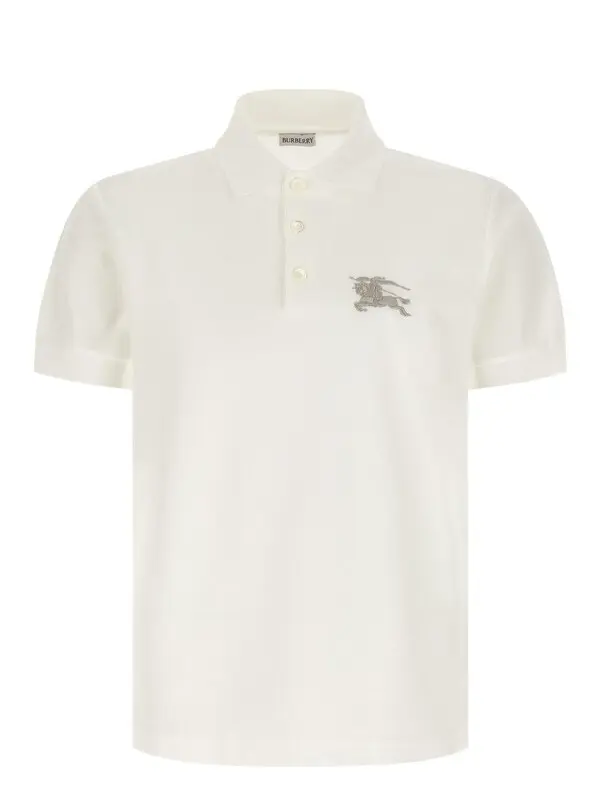 Burberry Embroidery Polo Shirt - Beige