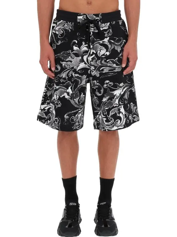 Versace Short Porcelain Baroque - Black