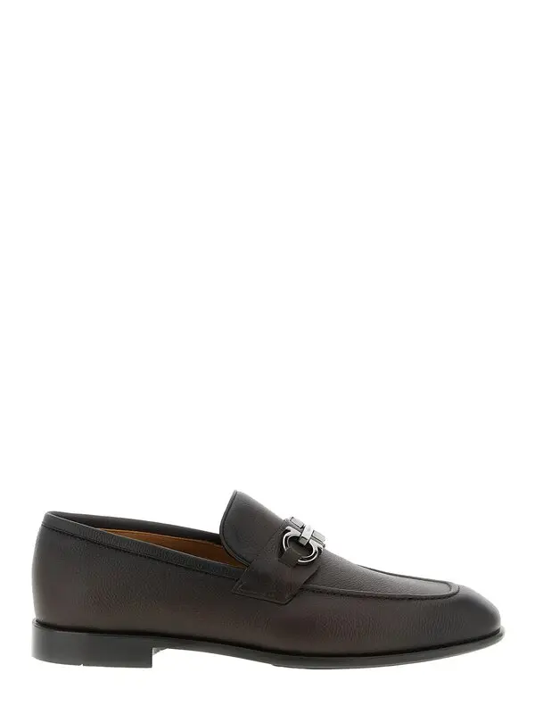 FERRAGAMO Foster Loafers - Brown