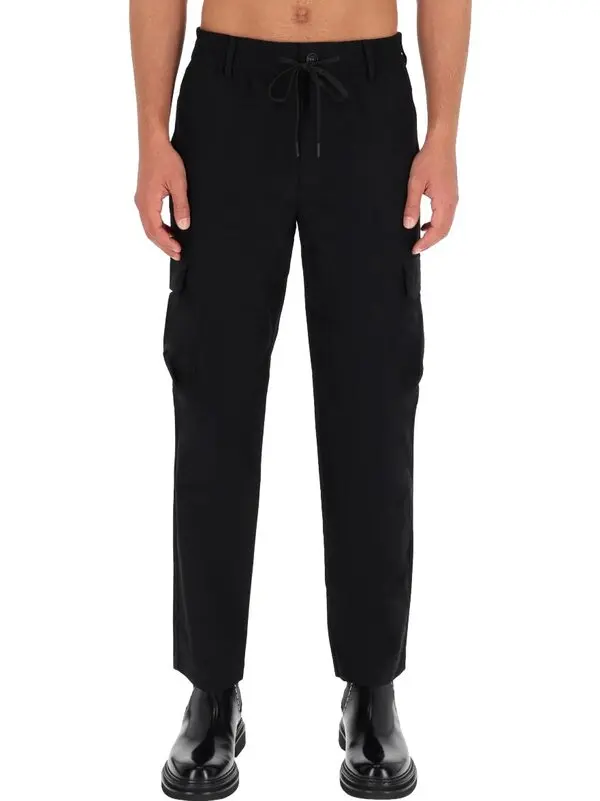 Versace Technical Cargo Pants - Black