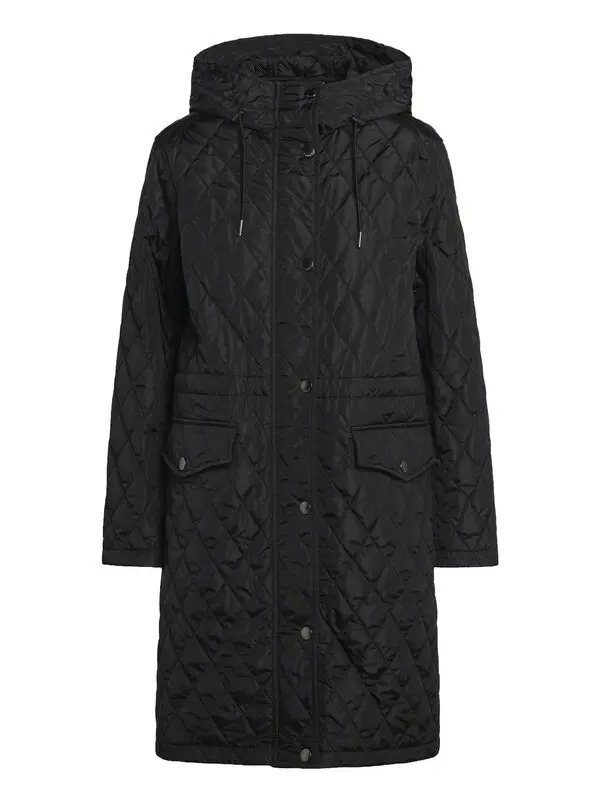 Burberry Quilted Nylon Coat - Black