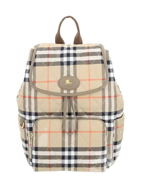 Burberry Horseshoe Backpack - Beige
