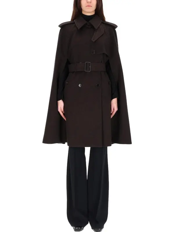 Burberry Belmont Trench Cape - Brown