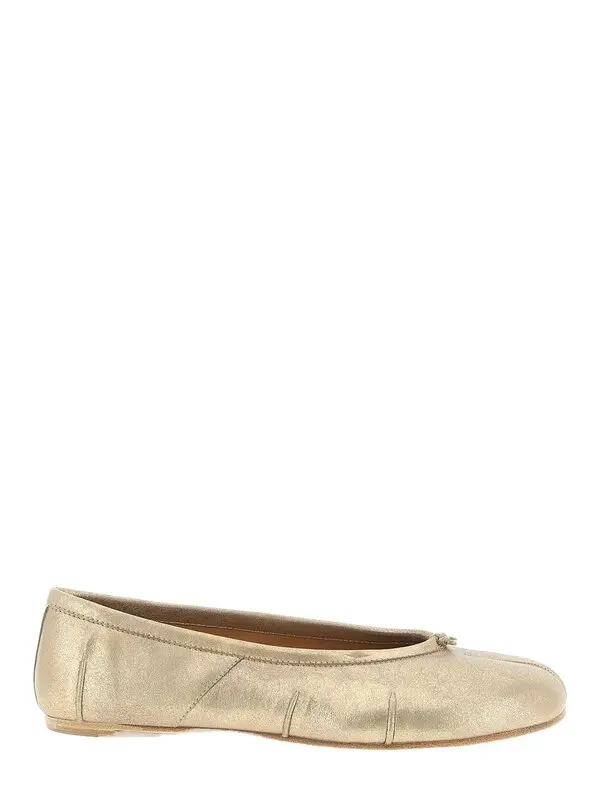 MAISON MARGIELA Tabi Ballet Flats - Gold