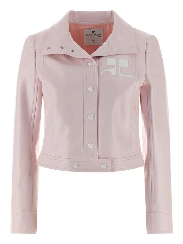 COURREGES Vinyl Jacket - Pink