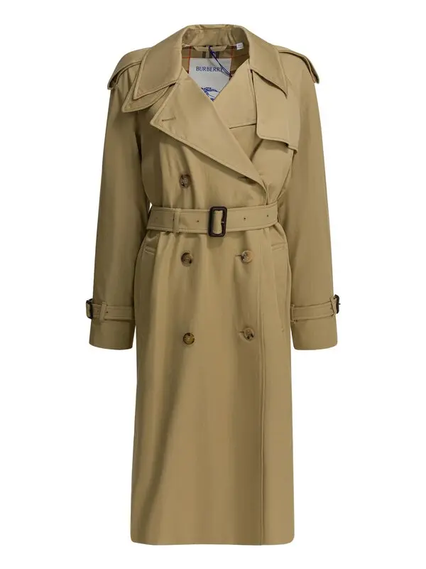 Burberry Castleford Cotton Trench Coat - Beige