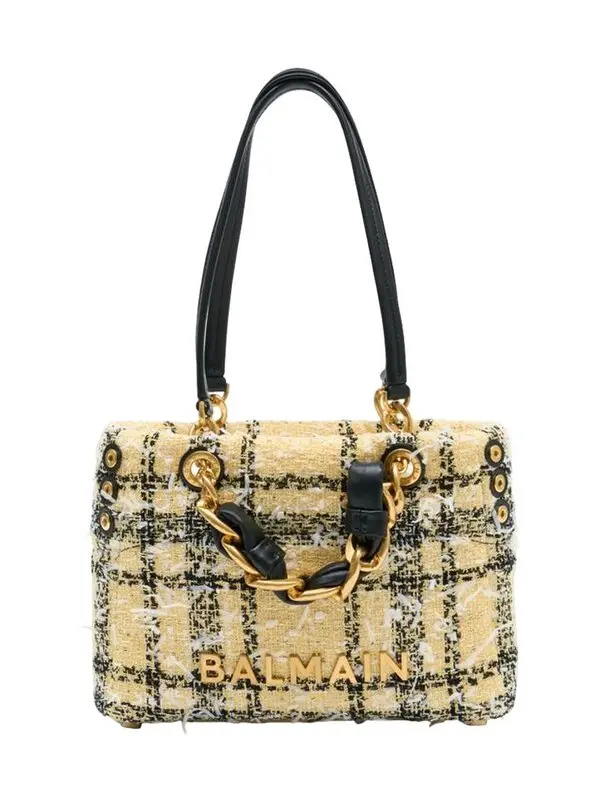 Balmain 1945 Small Shopper Bag - Yellow