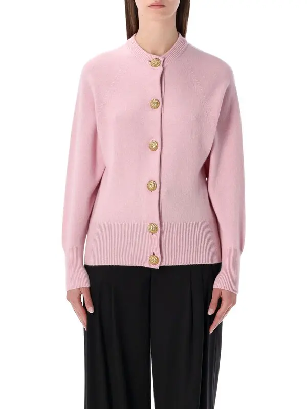 Balmain Eco-cashmere Cardigan - Pink