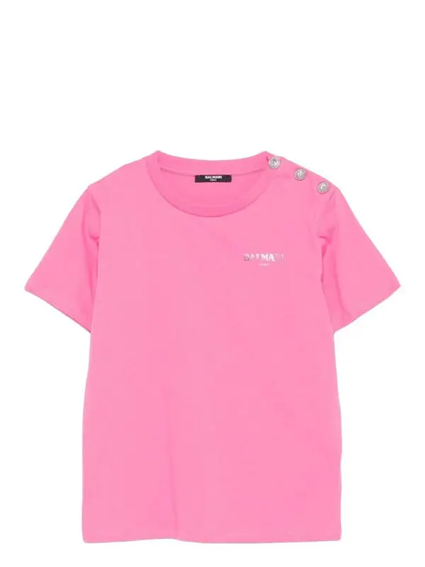 Balmain Logo T-shirt - Pink