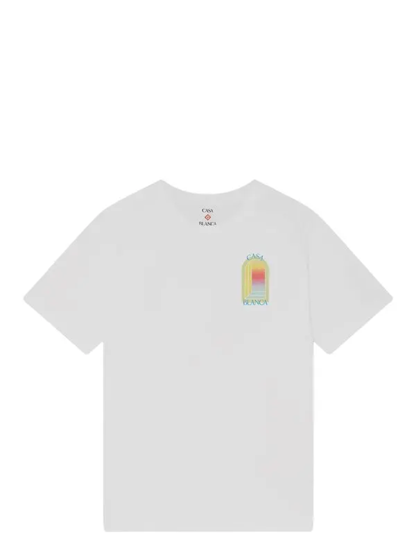 Casablanca Cotton T Shirt With Logo - White
