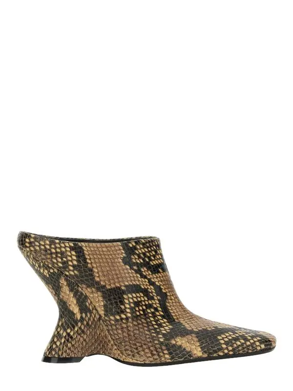 Dries Van Noten Leather Mule - Multicolour