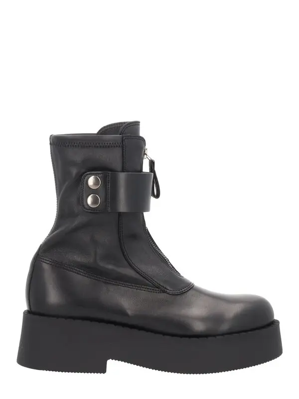 Premiata Leather Boots - Black