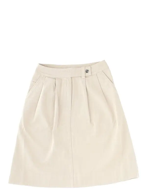 MARGARET HOWELL Mhl. Midi Skirt - White