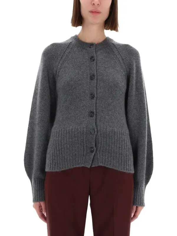 Guest In Residence Sculpted Cashmere Cardigan - Grey