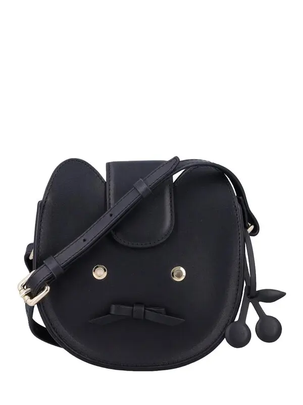Bonpoint Leather Bag - Black