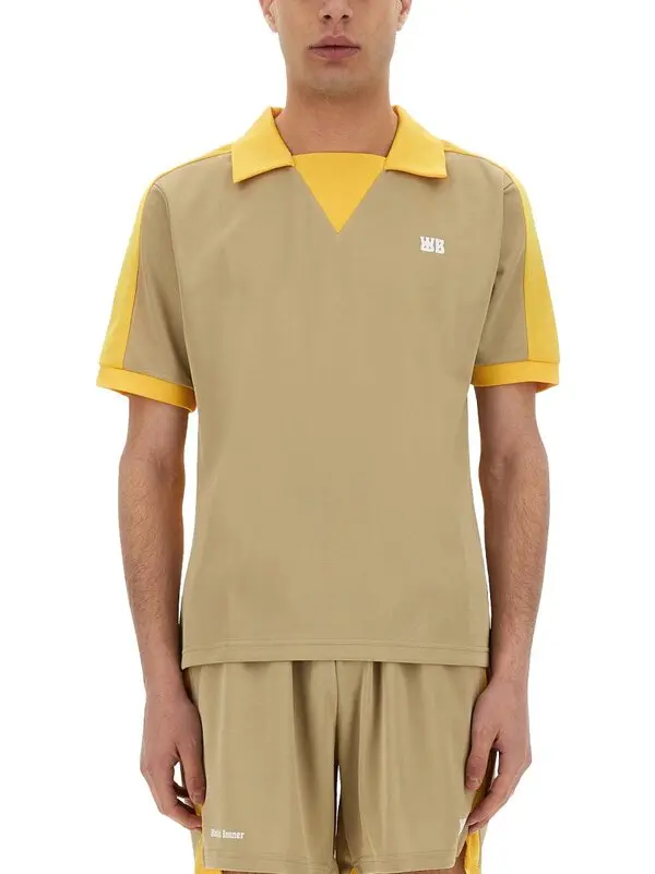 WALES BONNER Jersey Polo - Yellow