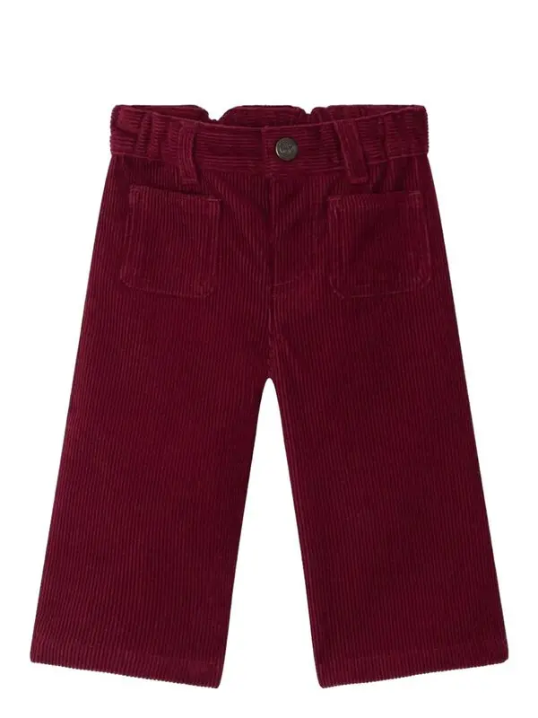 Bonpoint Cotton Trousers - Purple