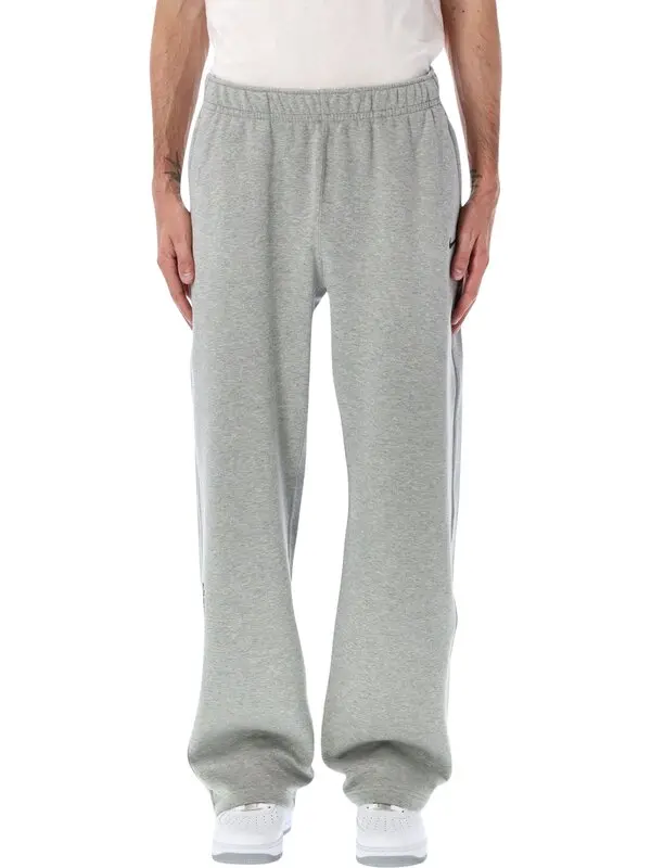 Nike Cotton-blend Fleece Sweatpants - Dk Grey Heather
