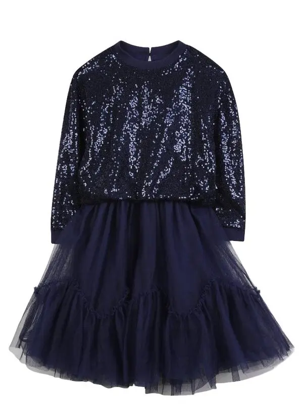 BILLIEBLUSH Sequined Dress - Blue