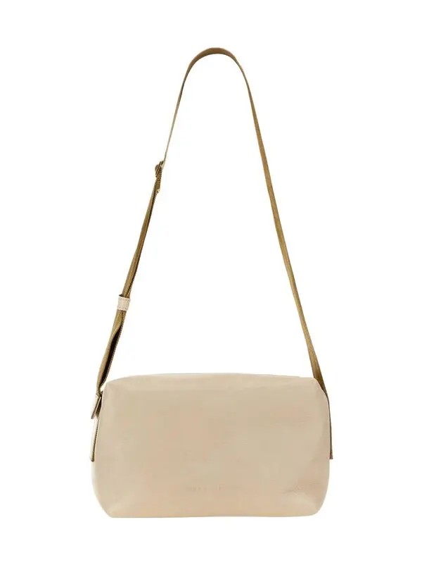 UMA WANG Leather Shoulder Bag - Ivory