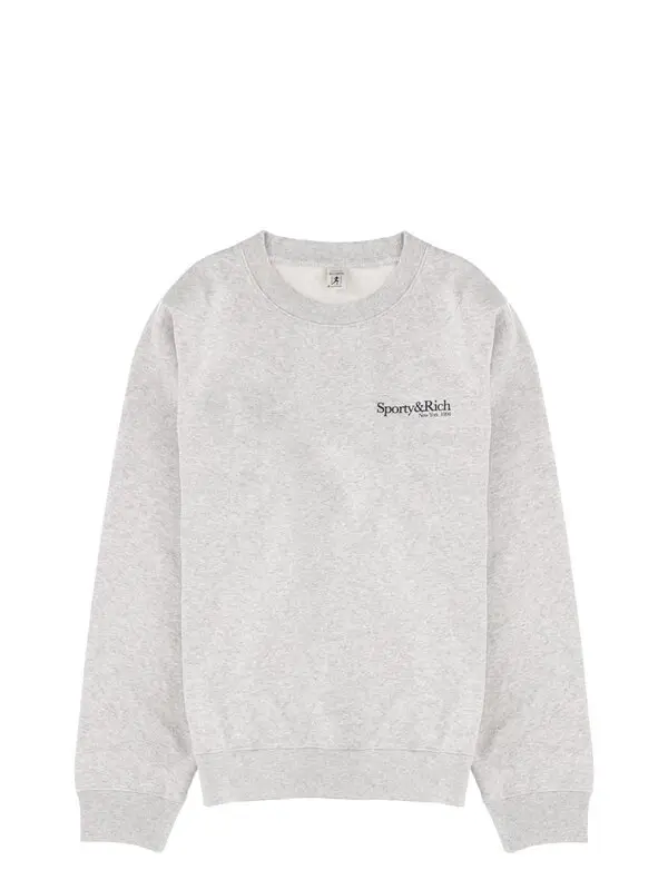 SPORTY&RICH Logo Sweatshirt - Grey