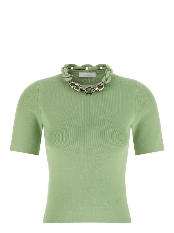Rabanne Chain T-shirt - Green