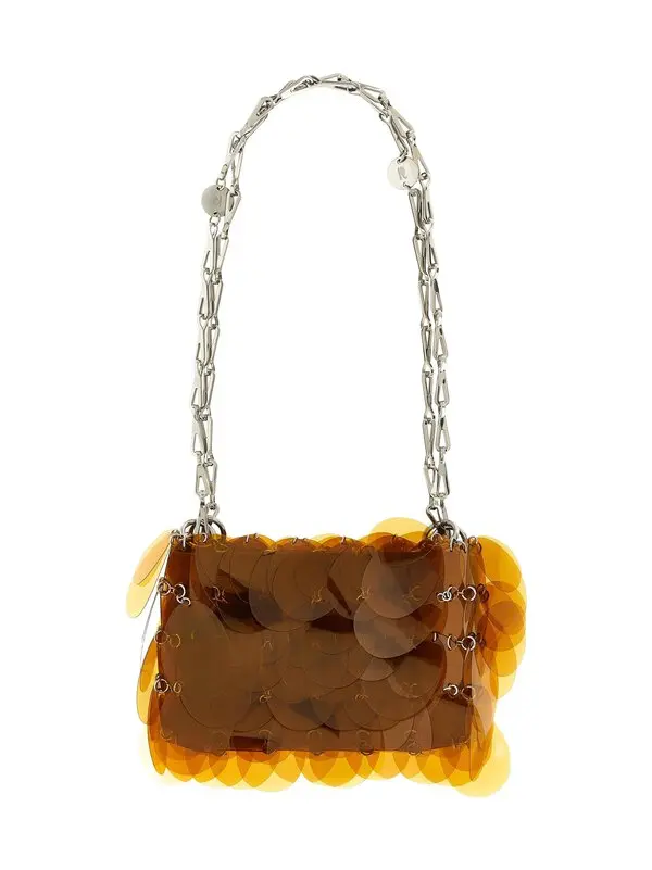 Rabanne Sparkle Nano Shoulder Bag - Orange