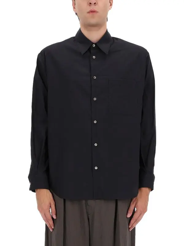 LEMAIRE Cotton 'regular' Shirt - Grey