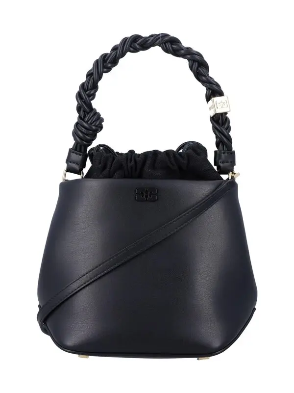 GANNI Bou Bucket Bag - Black