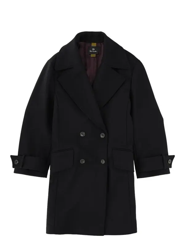Paul Smith Double-breasted Coat - Black