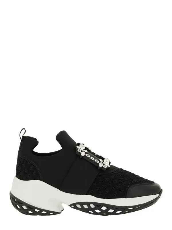 ROGER VIVIER Viv' Run Sneakers - Black