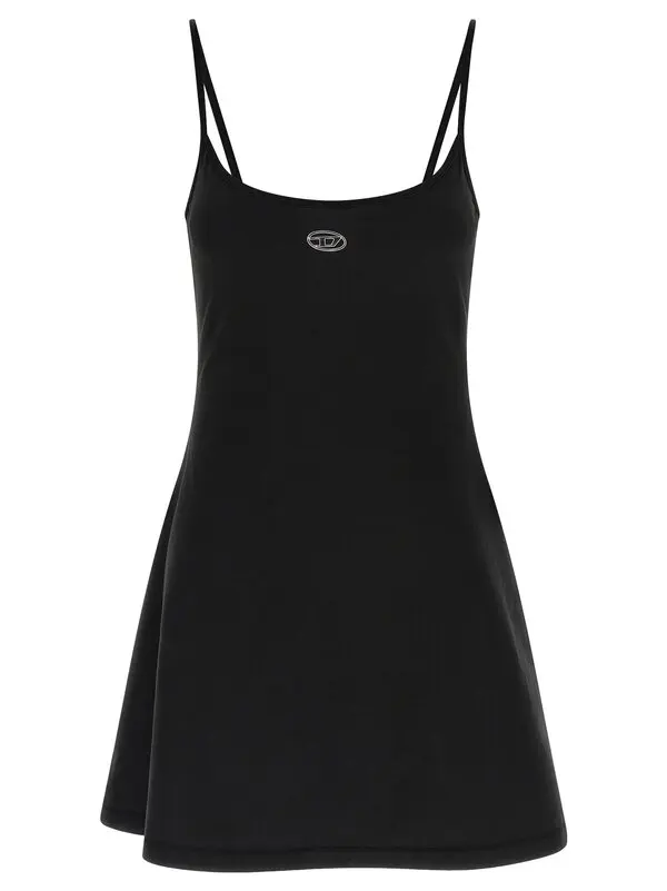 DIESEL D-newhop-od' Mini Dress - Black