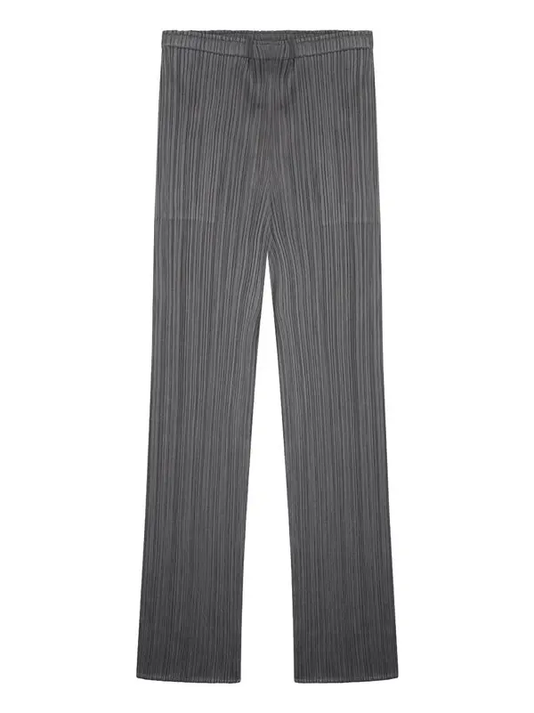Issey Miyake Straight Pleated Trousers - Multicolour