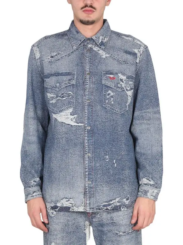 DIESEL Jean Shirt - Blue