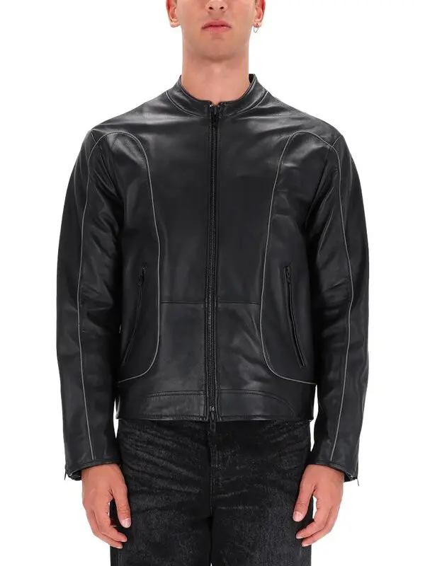 DIESEL L-krixy Leather Jacket - Black