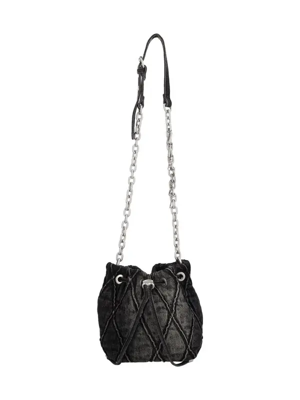 DIESEL Charm D Bucket S Bag - Black