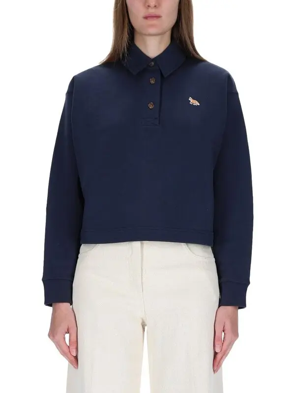 Maison Kitsuné Fox Sweatshirt - Blue