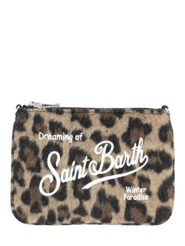 MC2 SAINT BARTH Parisienne Mini Felt Bag - Animalier