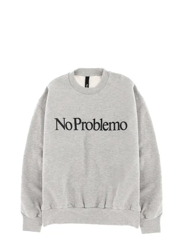 NO PROBLEMO Logo Sweatshirt - Grey