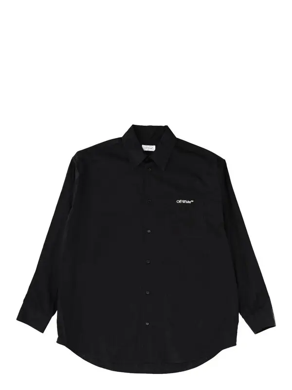 Off White Brush Arrow' Shirt - Black