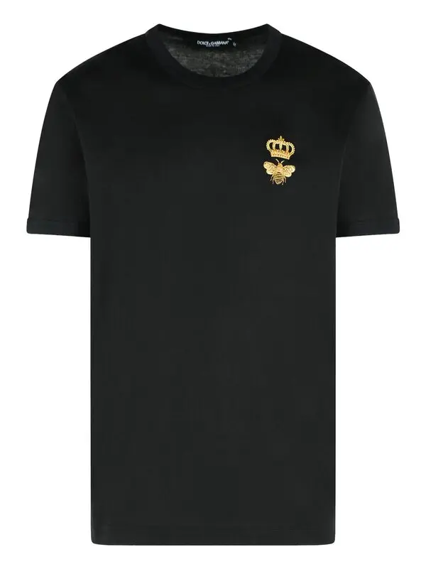 Dolce & Gabbana Viscose Blend T-shirt - Black