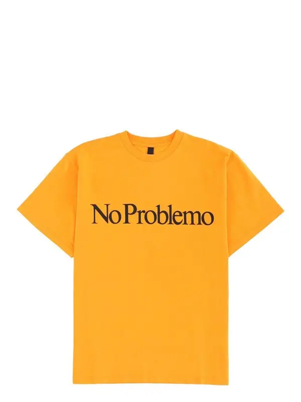 NO PROBLEMO T-shirt With Logo - Orange