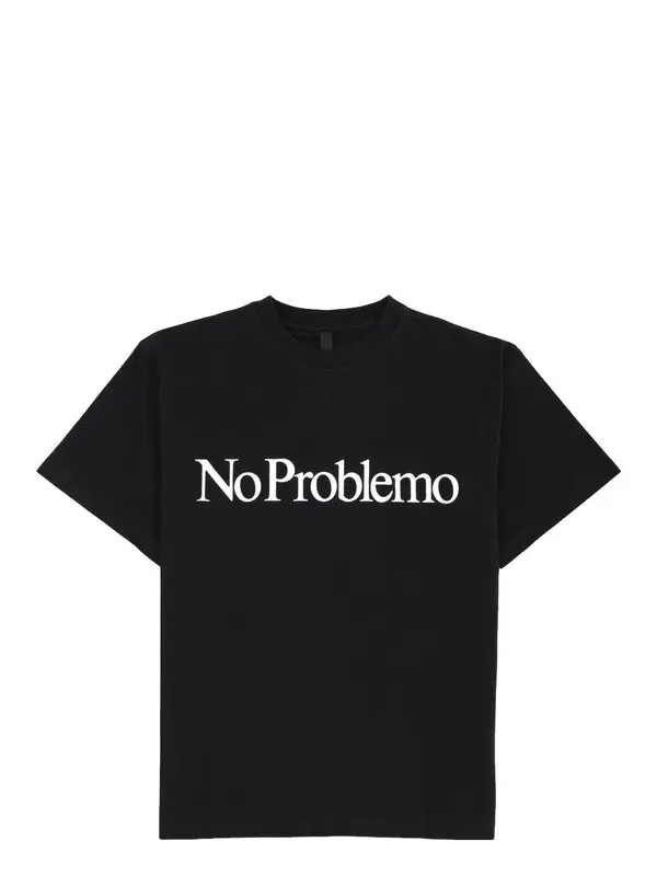 NO PROBLEMO T-shirt With Logo - Black