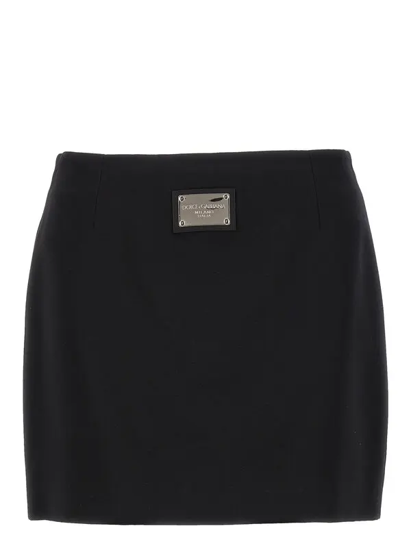 Dolce & Gabbana Sicily’ Mini Skirt - Black