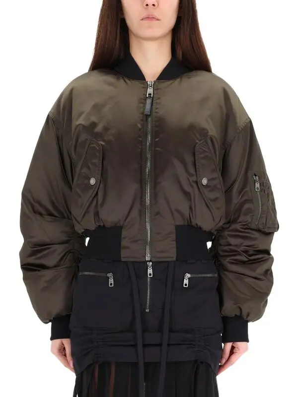 Dolce & Gabbana Nylon Canvas Over Jacket - Black