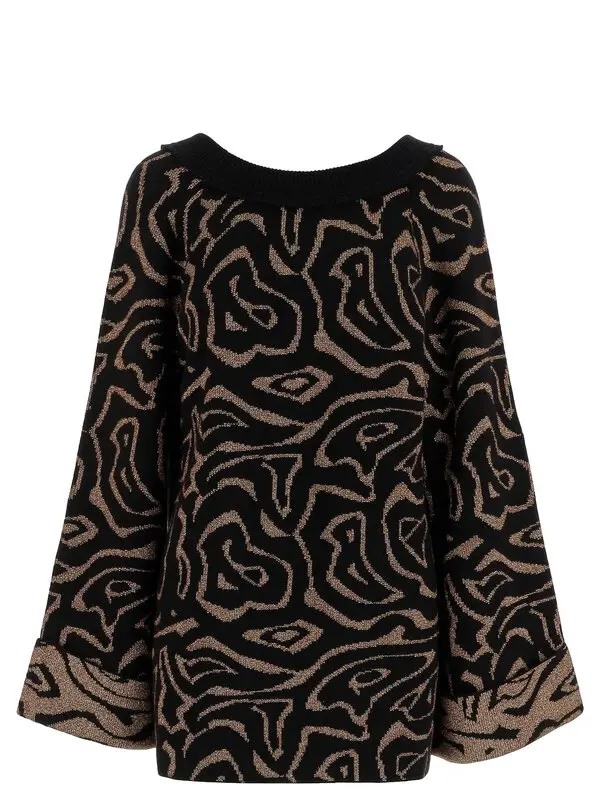 Emilio Pucci Maze Print Short Dress - Beige