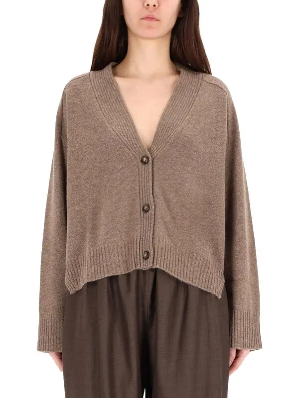Loulou De Saison Kaia Lds Cashmere Cardigan - Dove